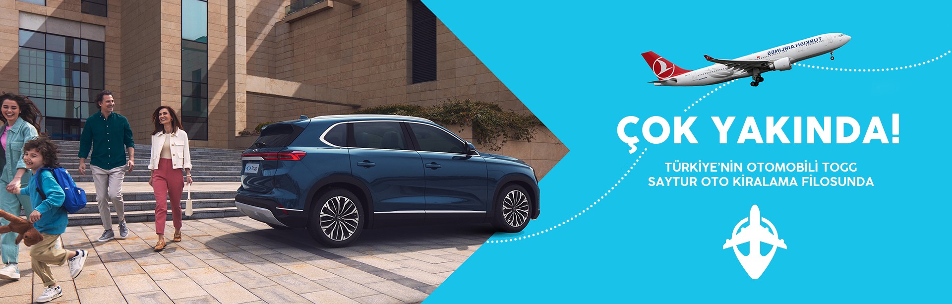 Türkiye'nin Otomobili TOGG Saytur Oto Kiralama Filosunda